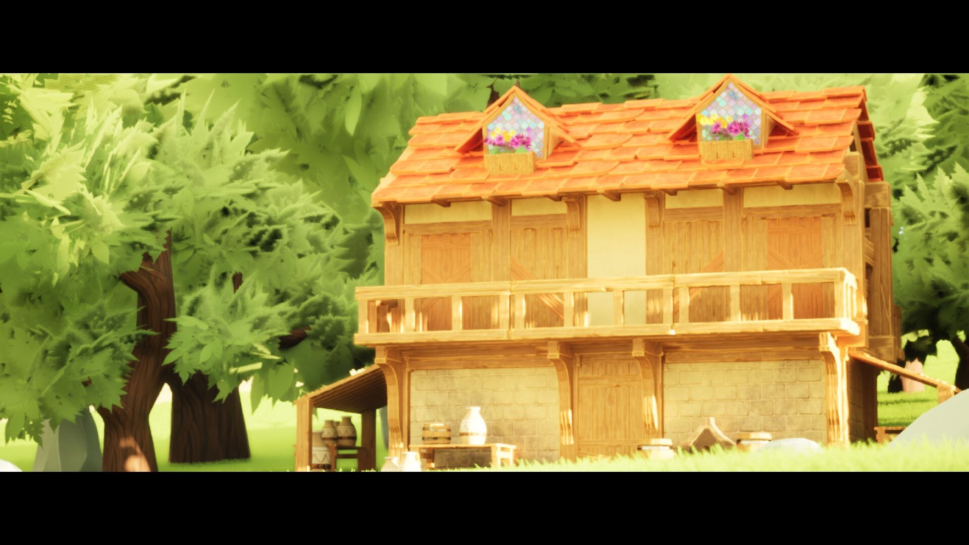 ArtStation - Stylized wooden House