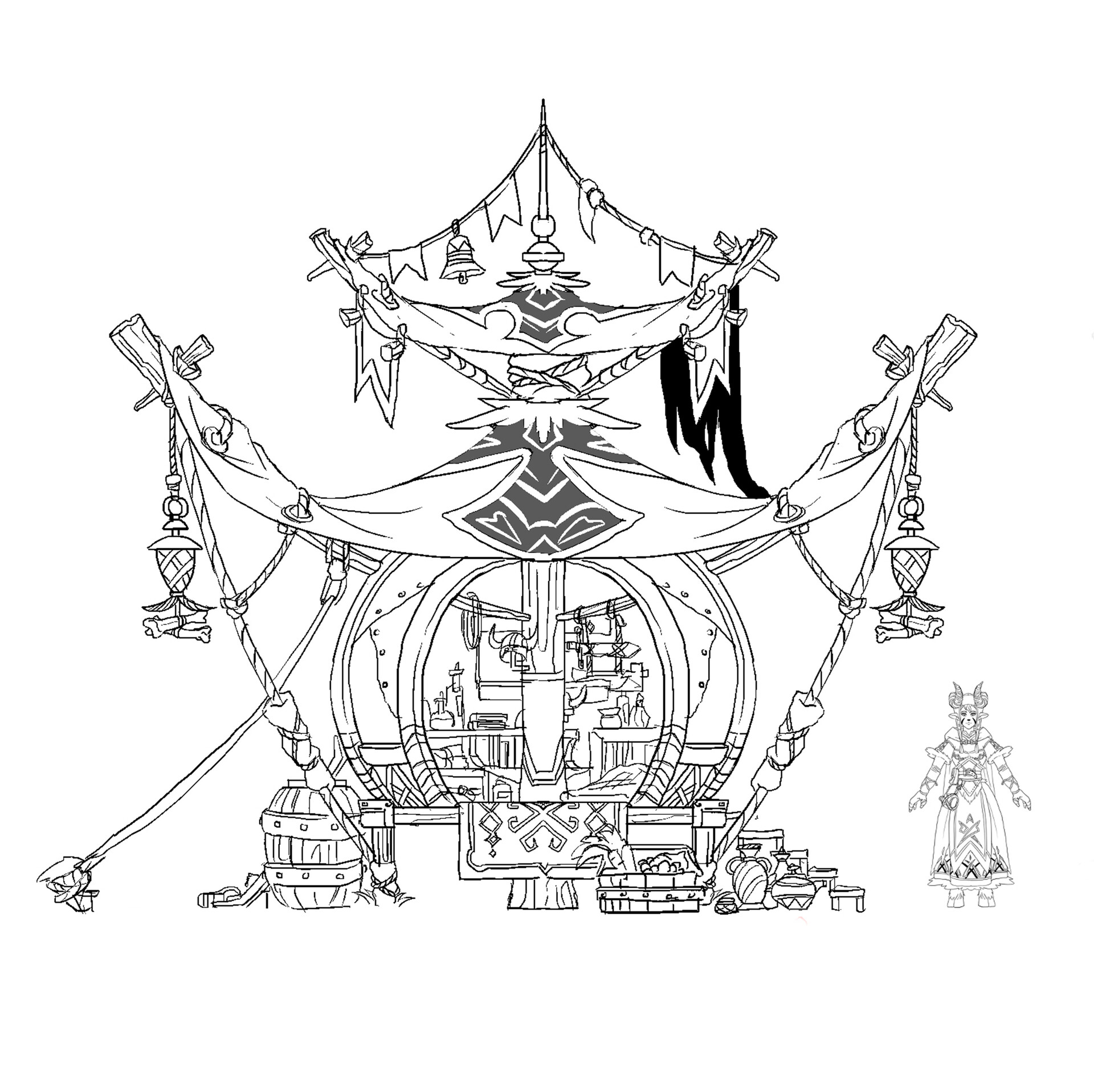 ArtStation - NPC(Shop Keeper & Blacksmith Ashen) Character Design ...