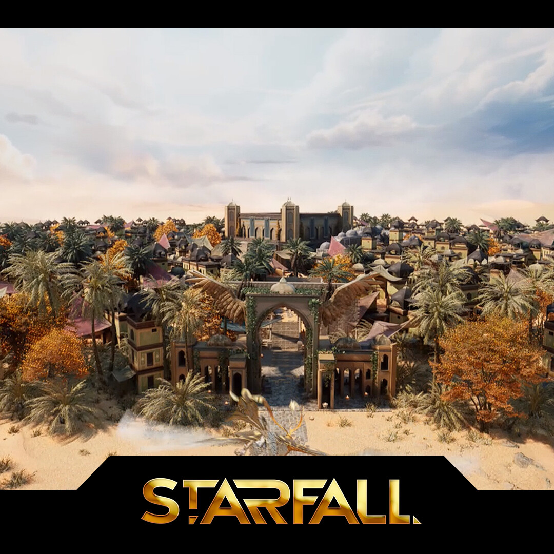 ArtStation - Assets Desert City - Starfall Movie