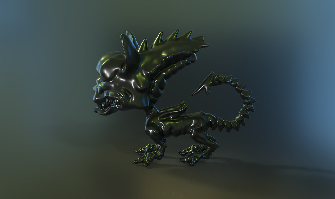 ArtStation - Alien Cat