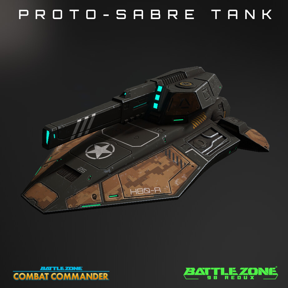 ArtStation - Proto-Sabre Tank | Battlezone