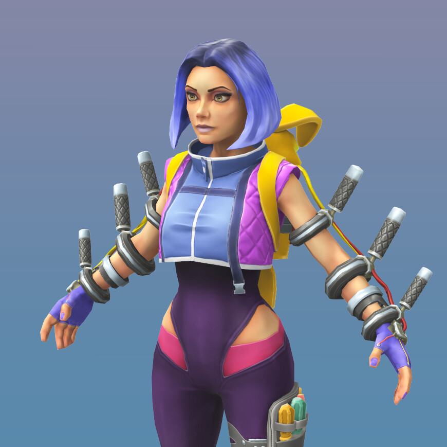 ArtStation - Electric Girl