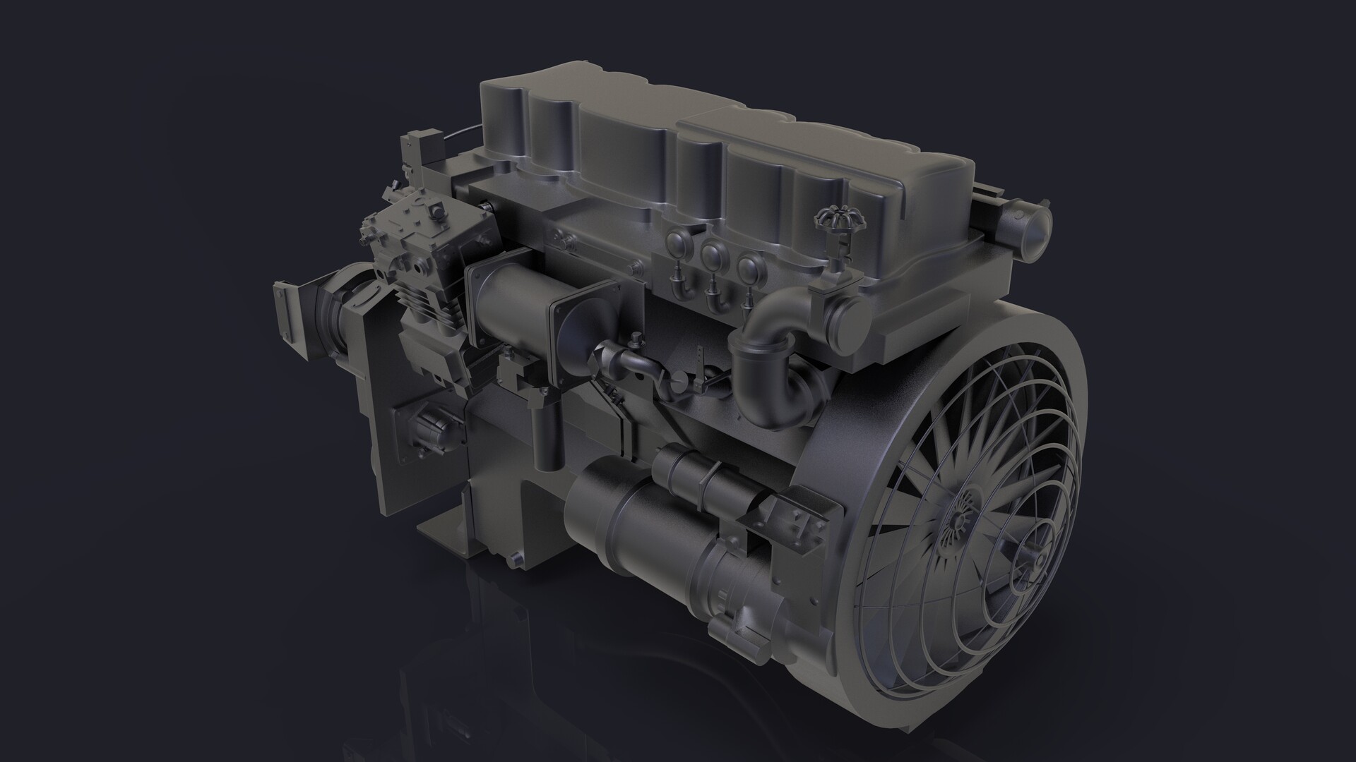 ArtStation - Engine Model