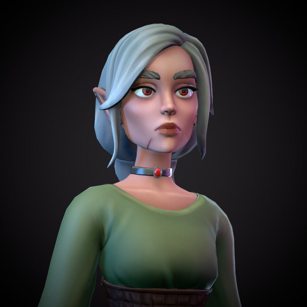 ArtStation - elf girl