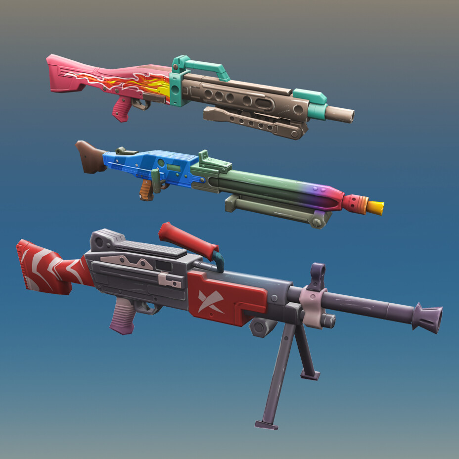 ArtStation - Machine guns