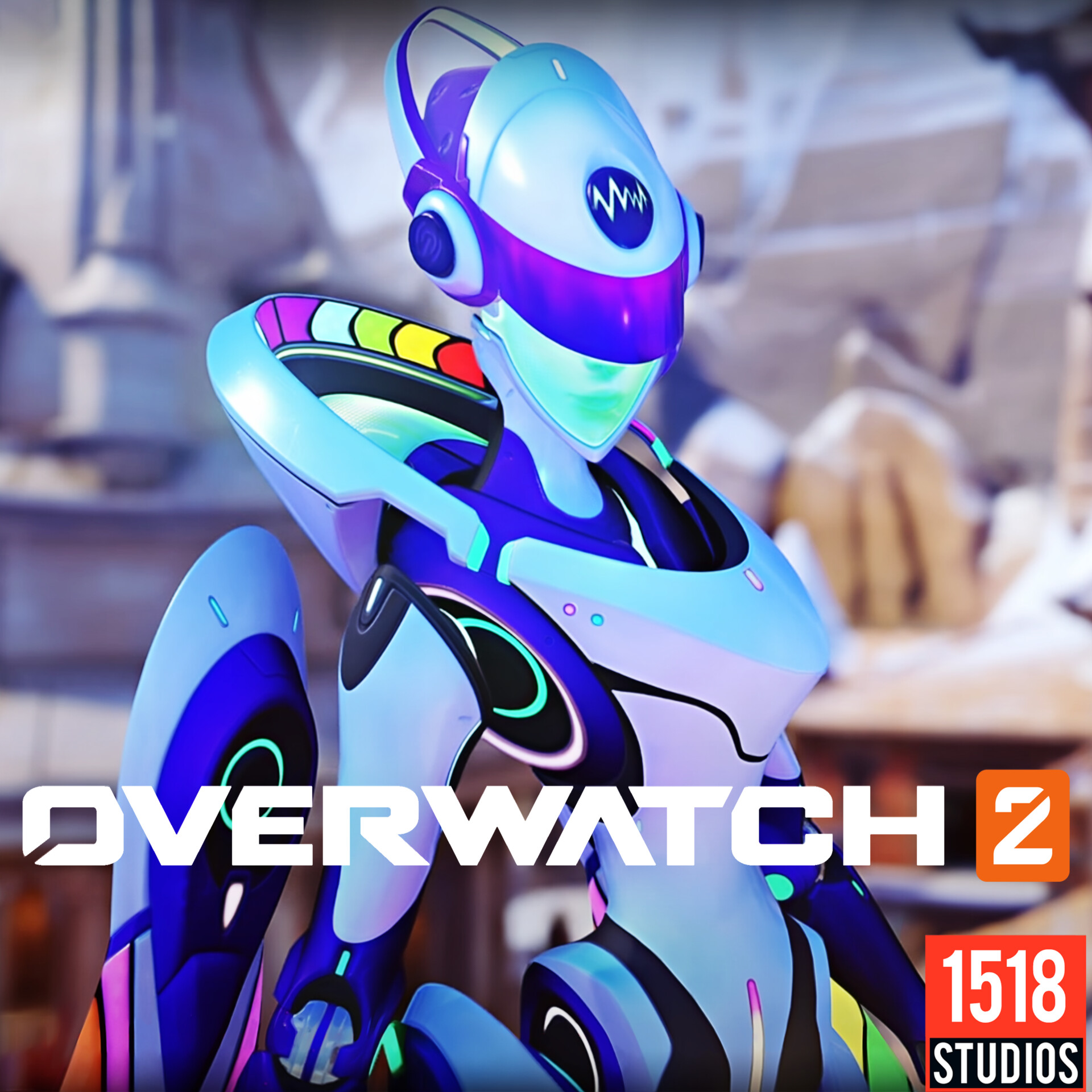 ArtStation - Overwatch 2: Echo Epic Dance Machine Skin