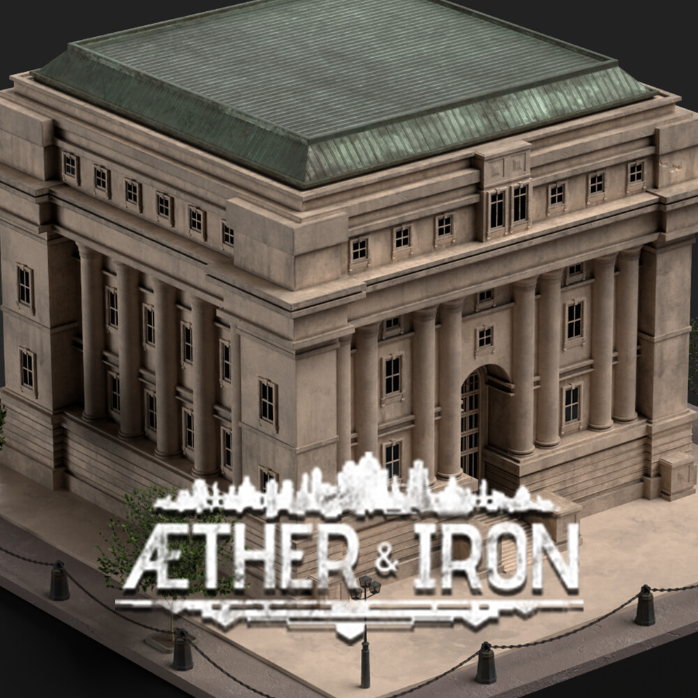ArtStation - Aether & Iron : Building Module set 3 part 1