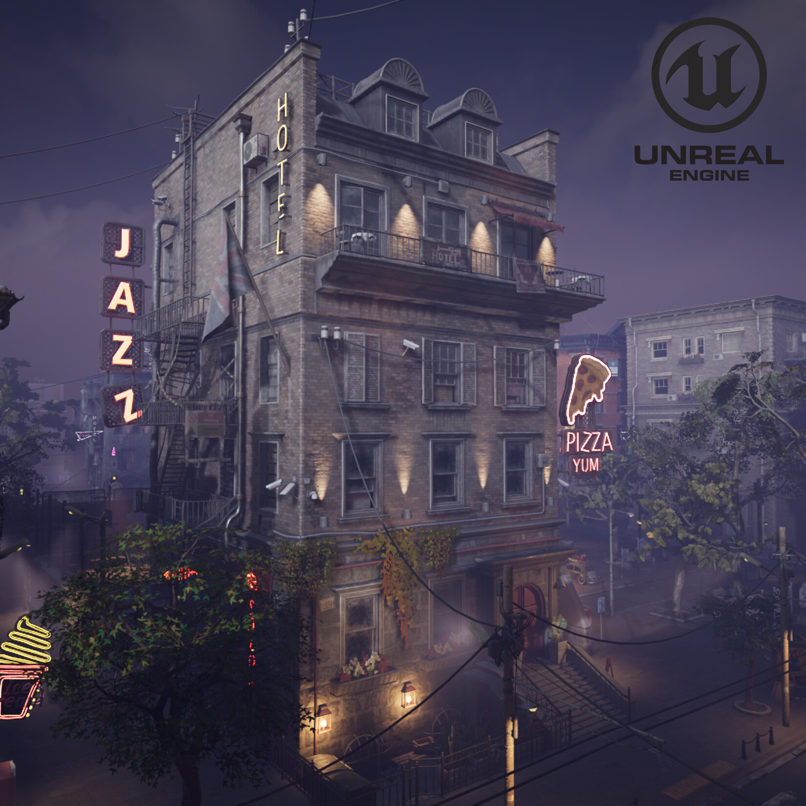 ArtStation - House in the street - Modular Architecture UE5