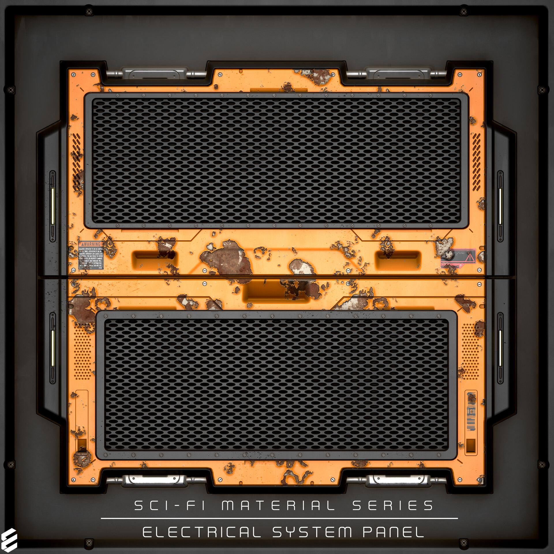 ArtStation - Electrical System Panel - Substance Designer