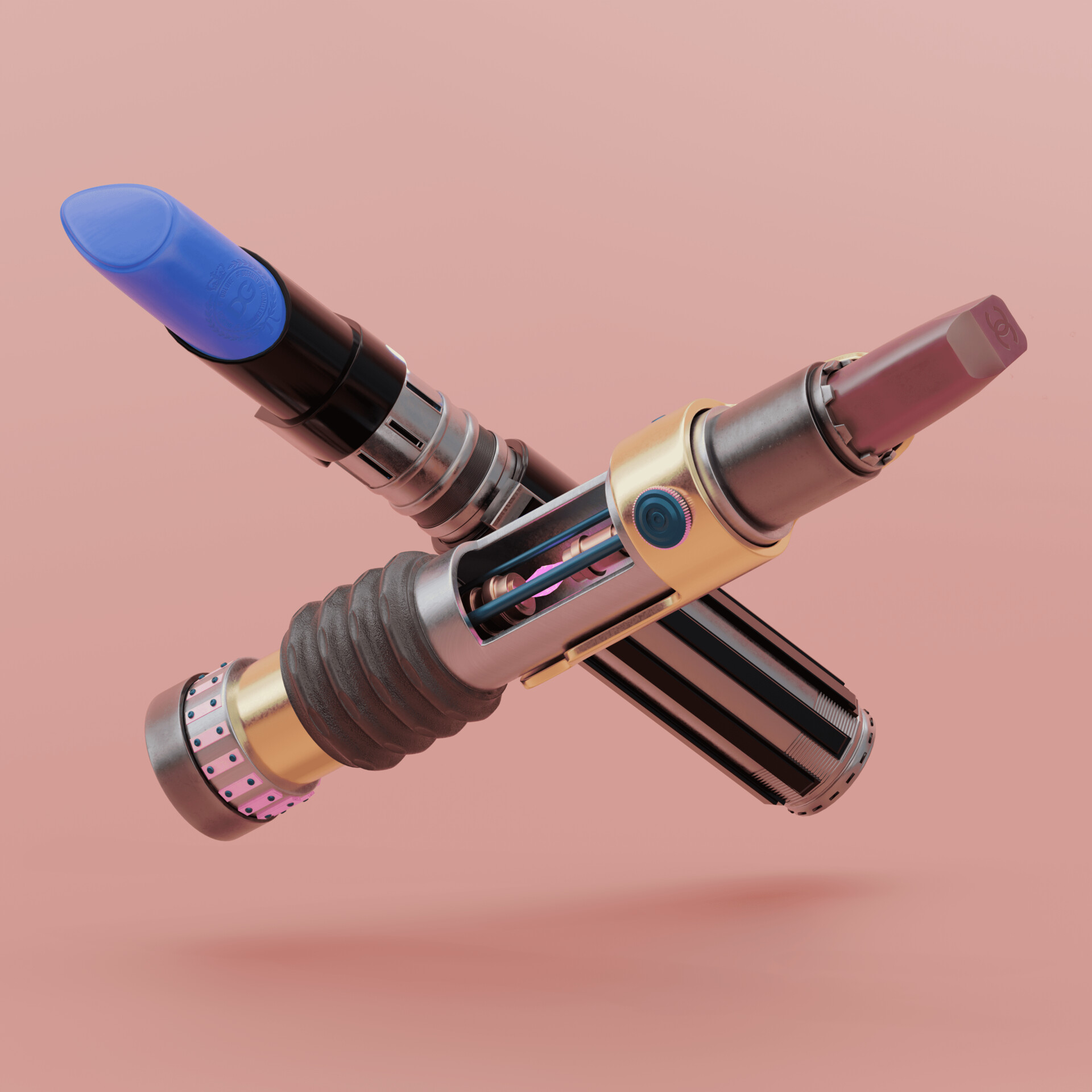 ArtStation - Lightsaber Lipstick concept