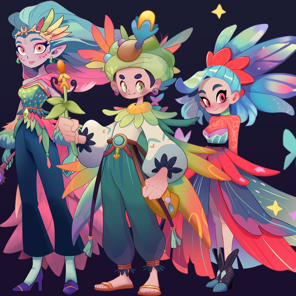 ArtStation - Guardians Of The Forest - Character Concept Art