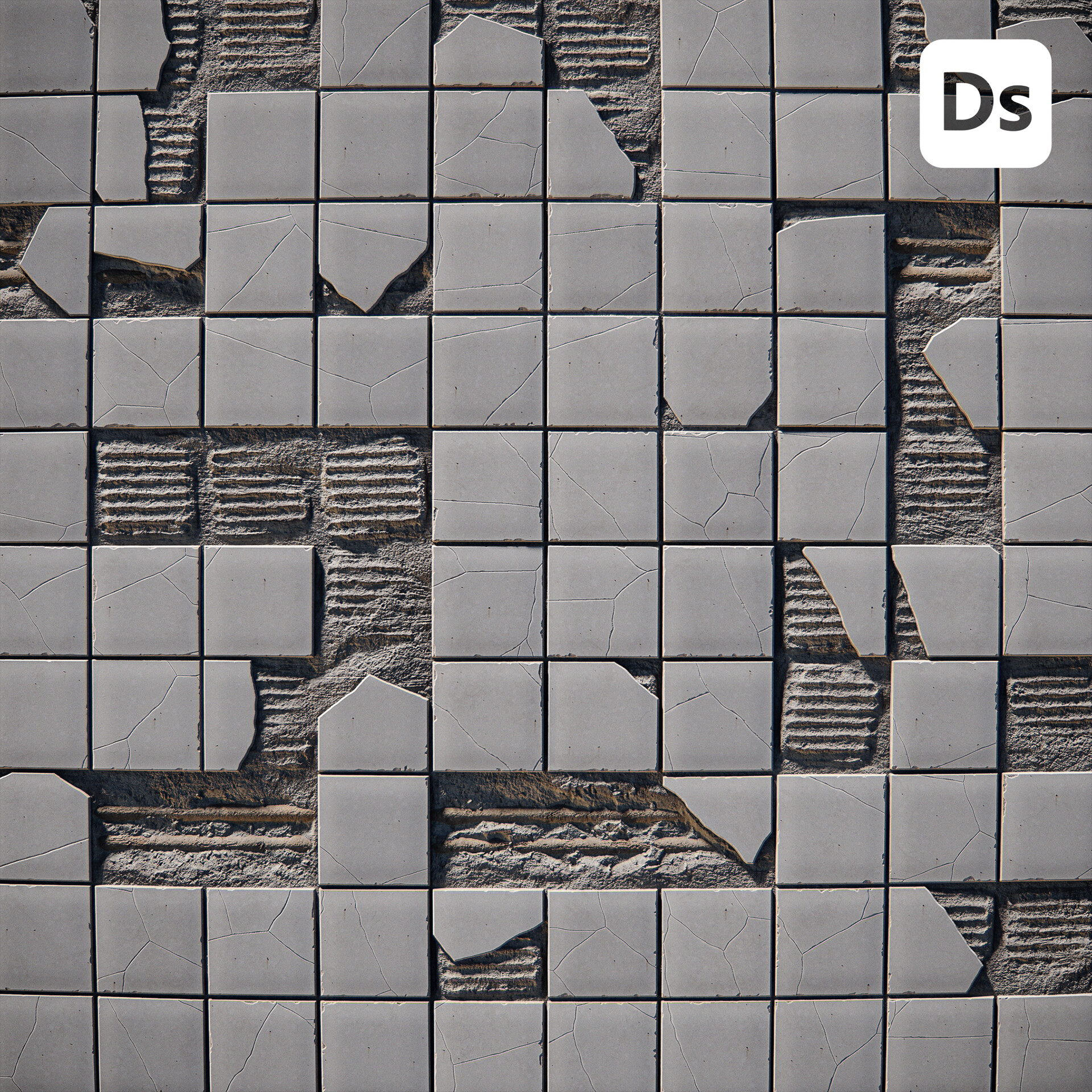 ArtStation - Procedural Broken Tiles