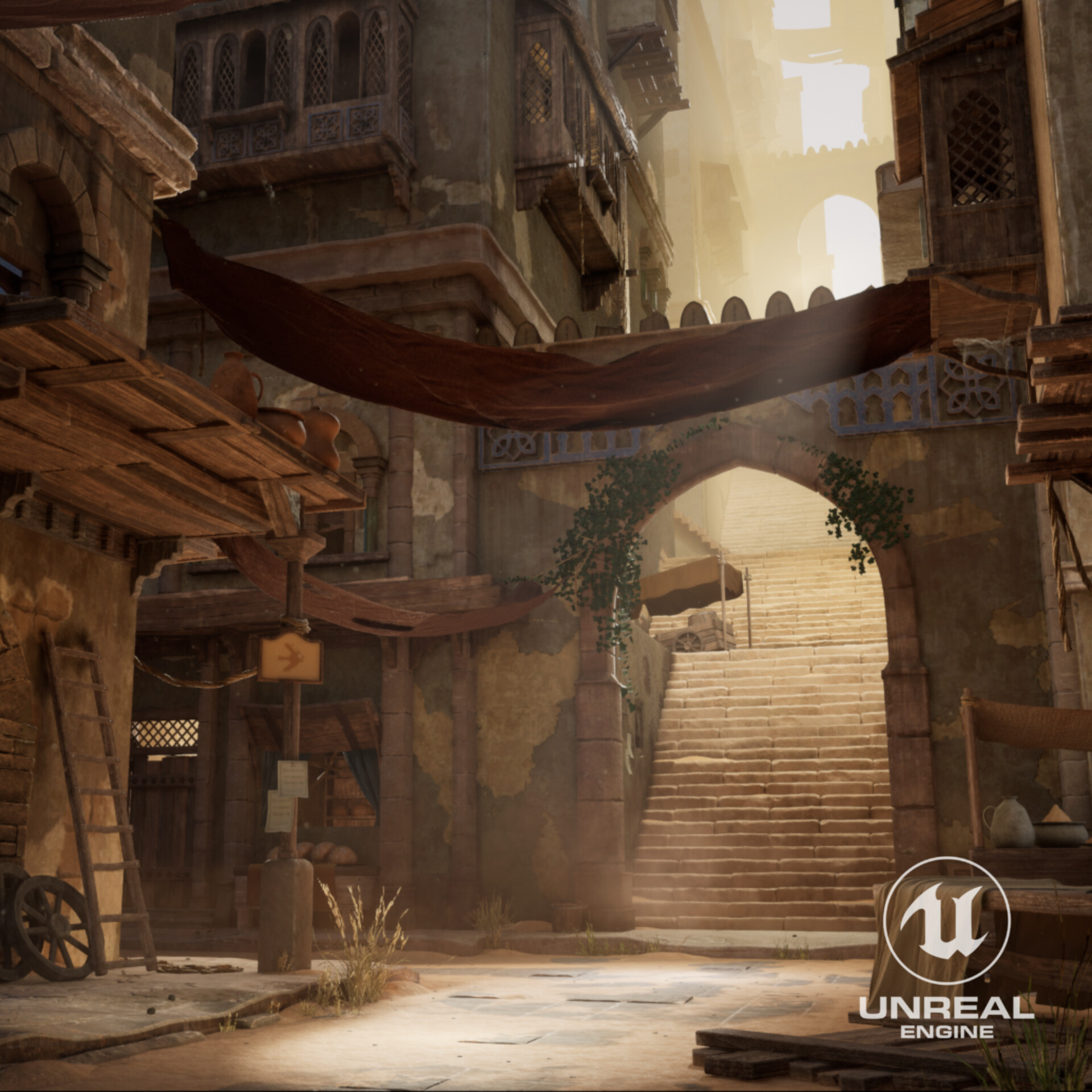 ArtStation - Desert Alley