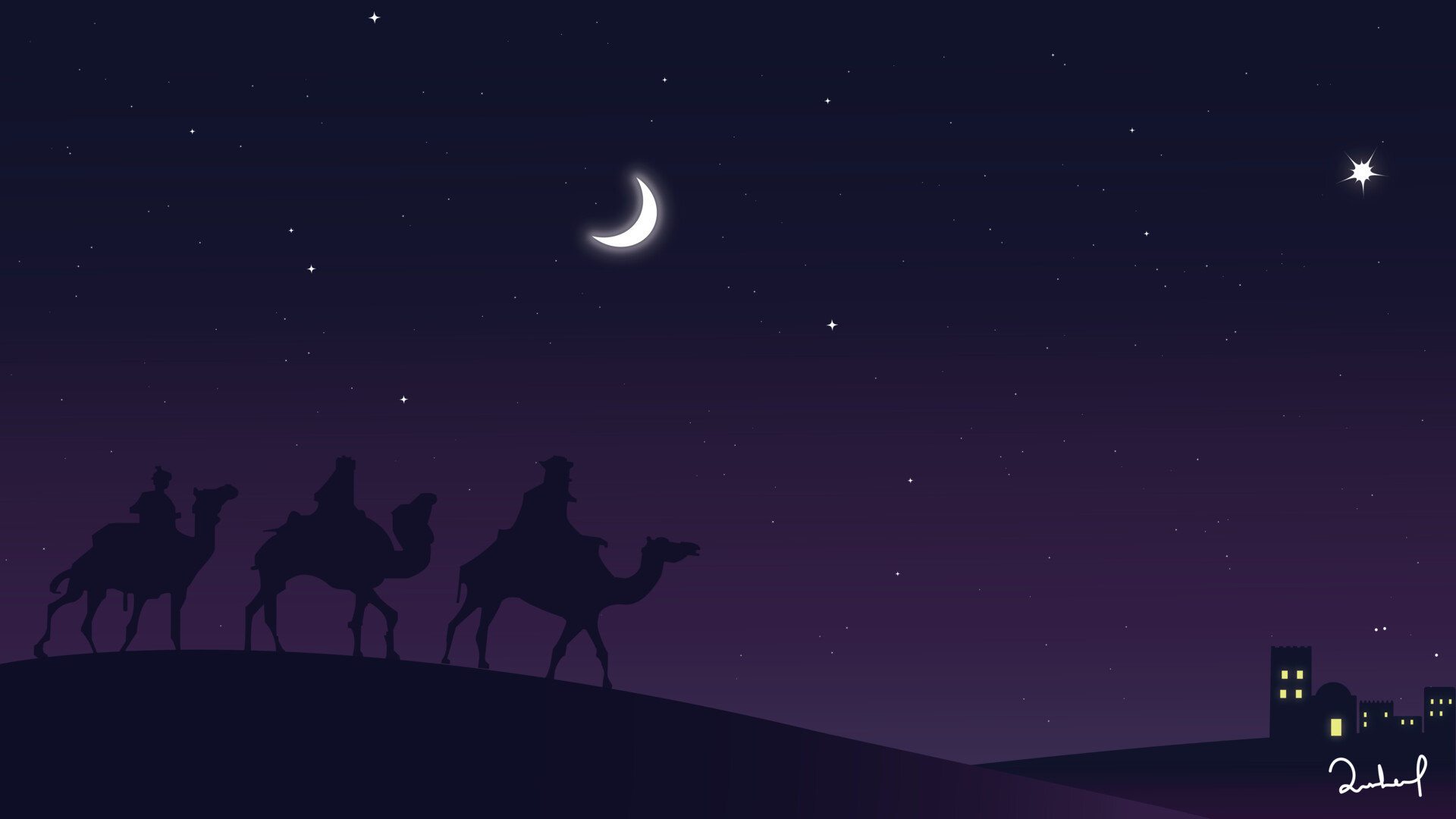 ArtStation - Three Wise Men and star out of Jacob