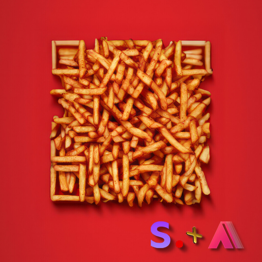 ArtStation - Fast Food QR Codes Concept Art