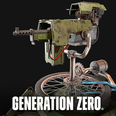 ArtStation - Autonomous Sentry Turret