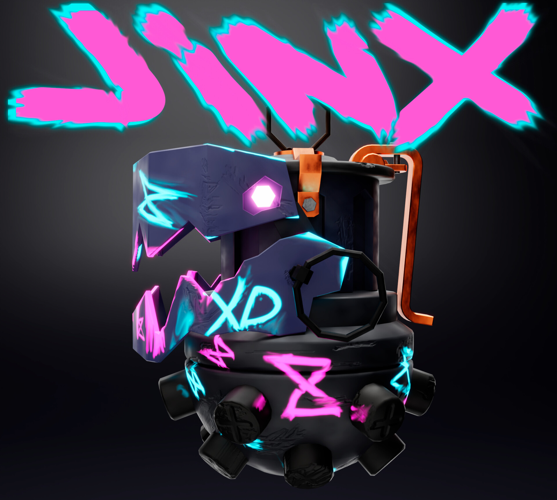 ArtStation - Jinx's grenade | Arcane