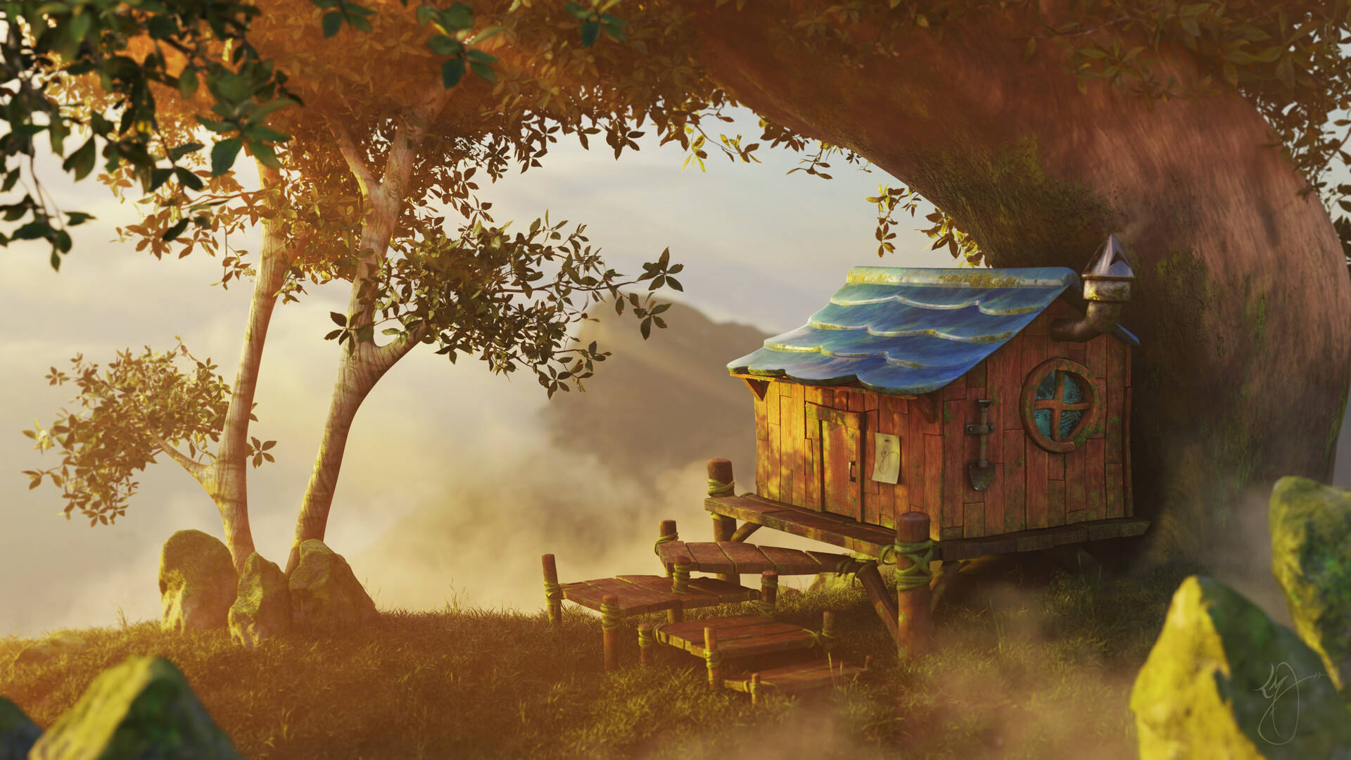 ArtStation - Tiny House