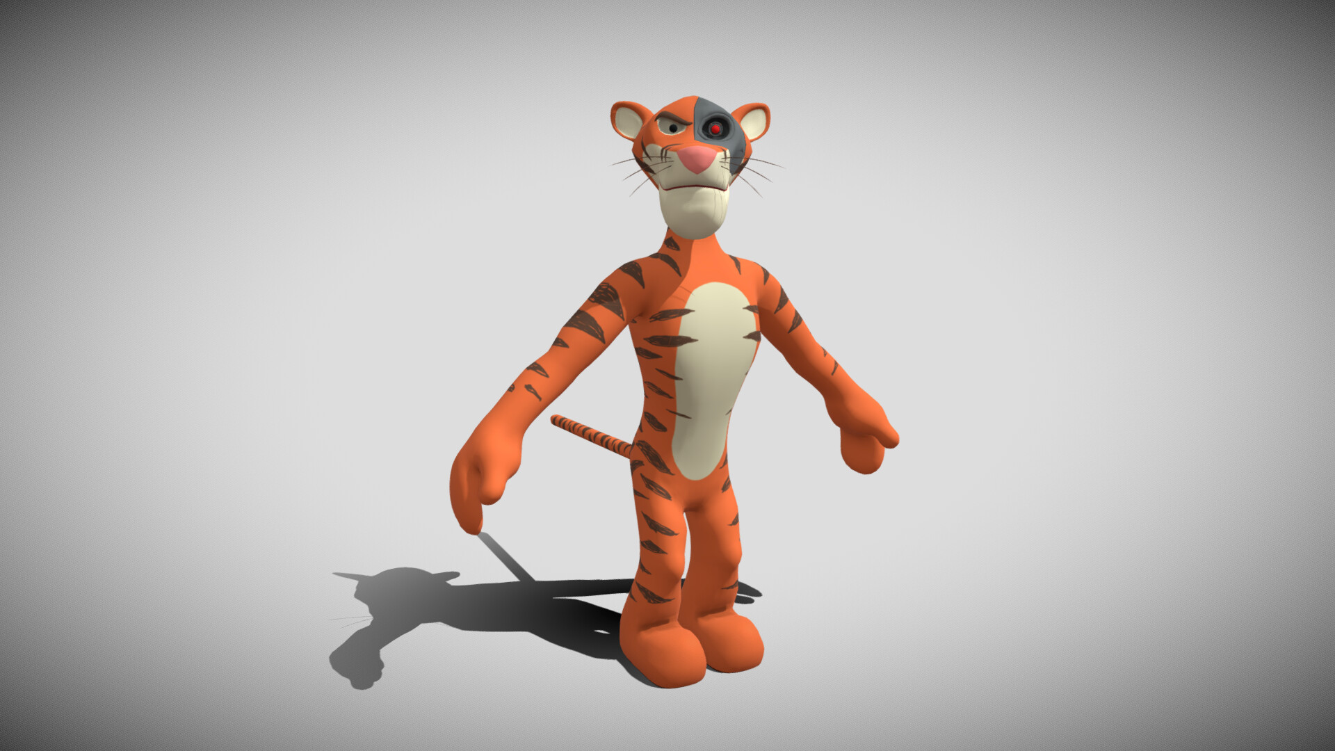ArtStation - Tigger The Terminator - Winnie the Pooh