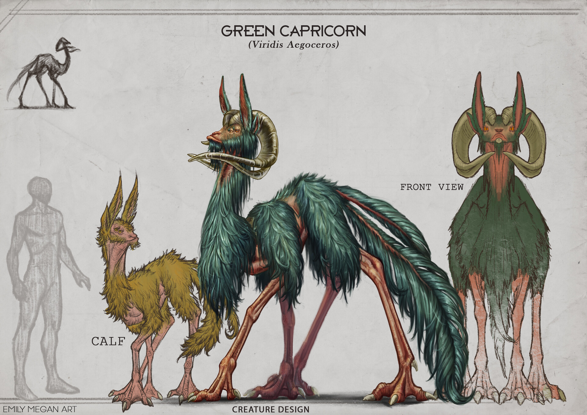 ArtStation - VIRIDIS AEGOCEROS (Green Capricorn)