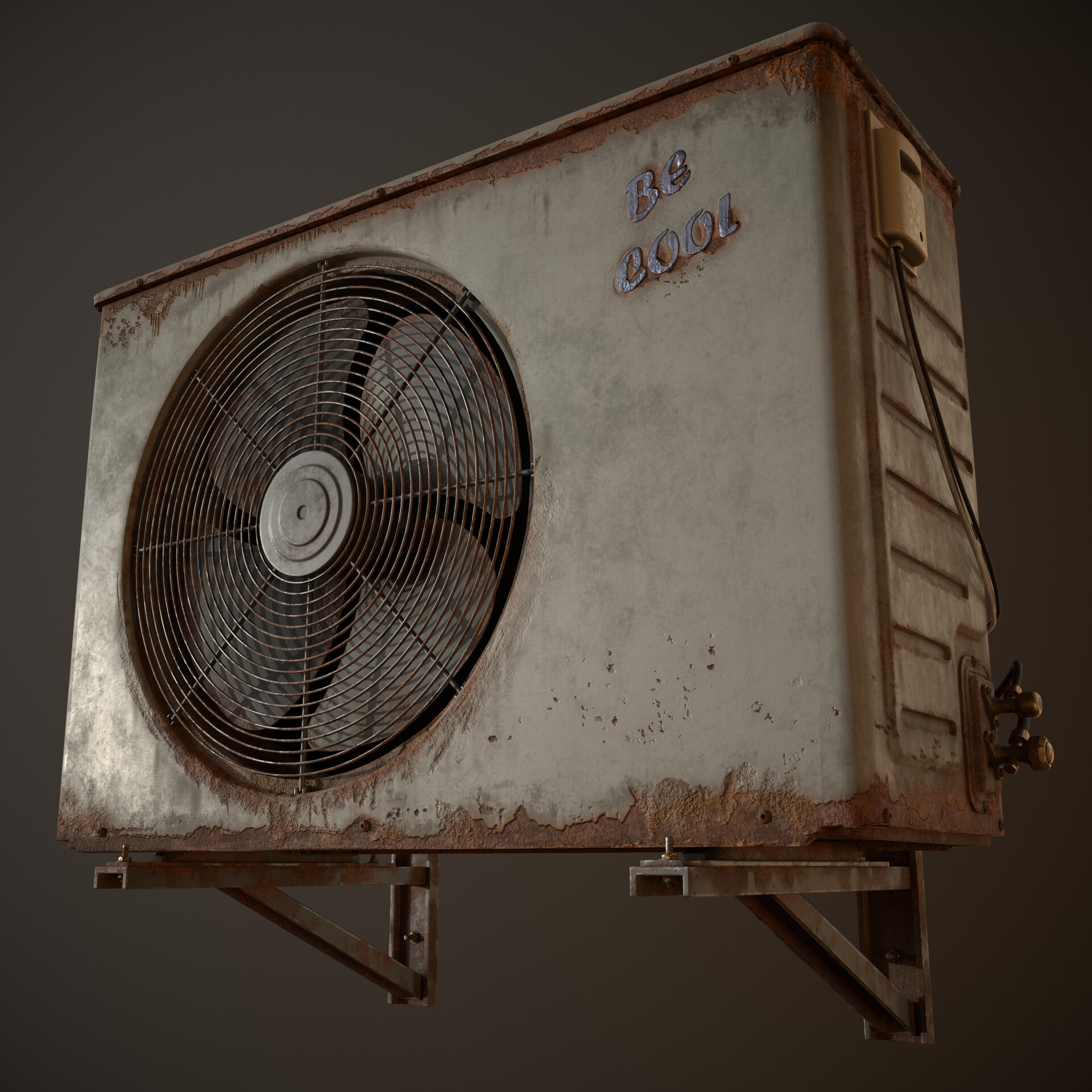 ArtStation - Be cool (Air conditioner) - a Prop Study