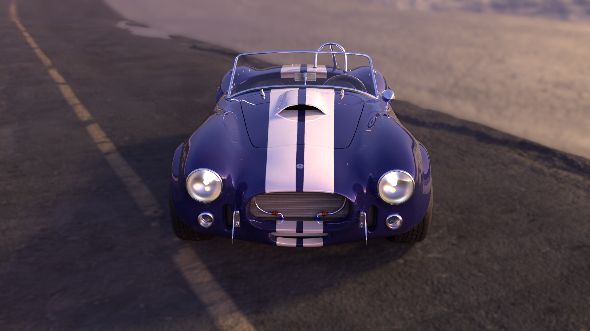 ArtStation - Demo Reel Shelby Cobra 427 by Rick Teng