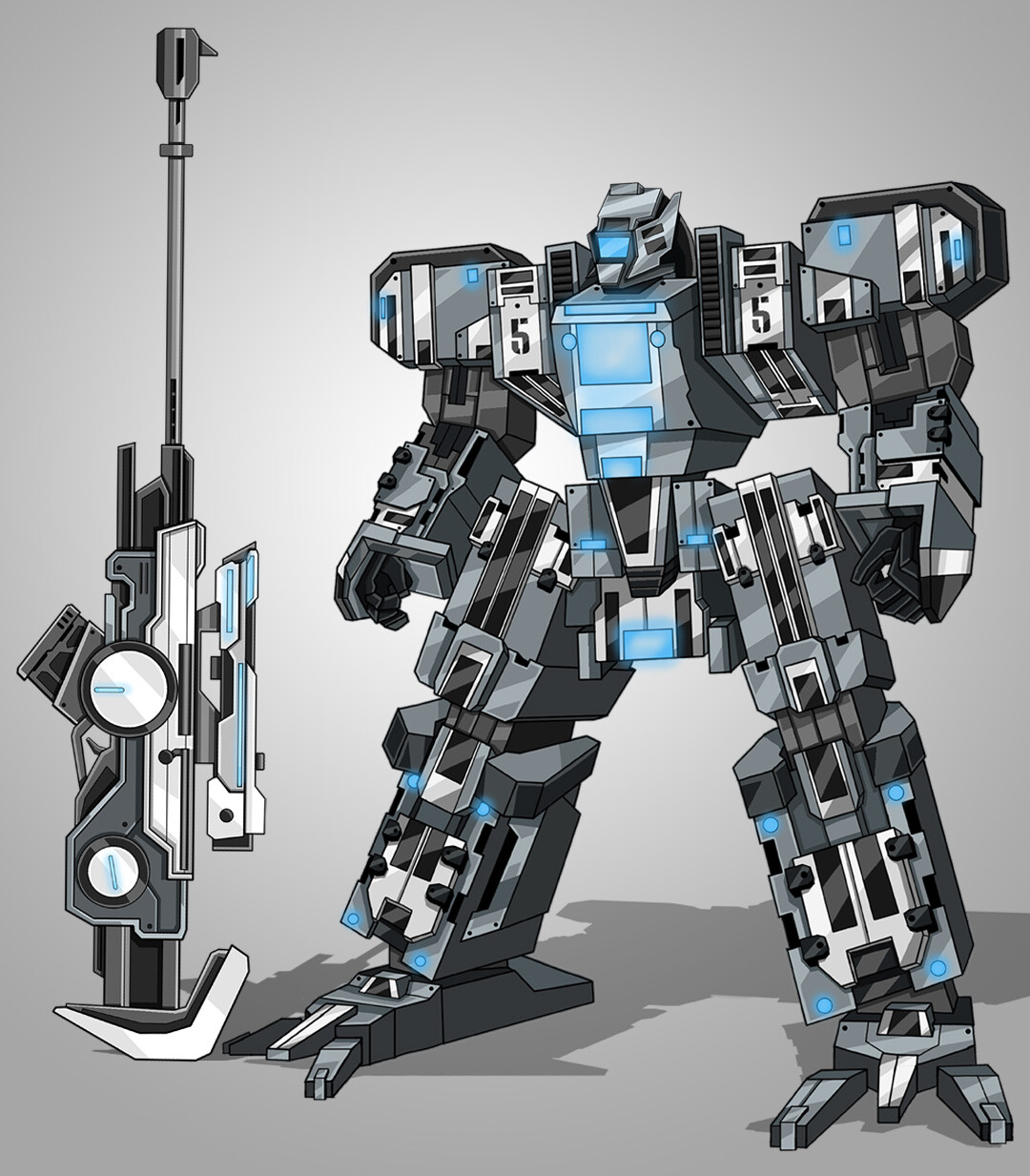 ArtStation - Front Mission Wanzer Concept