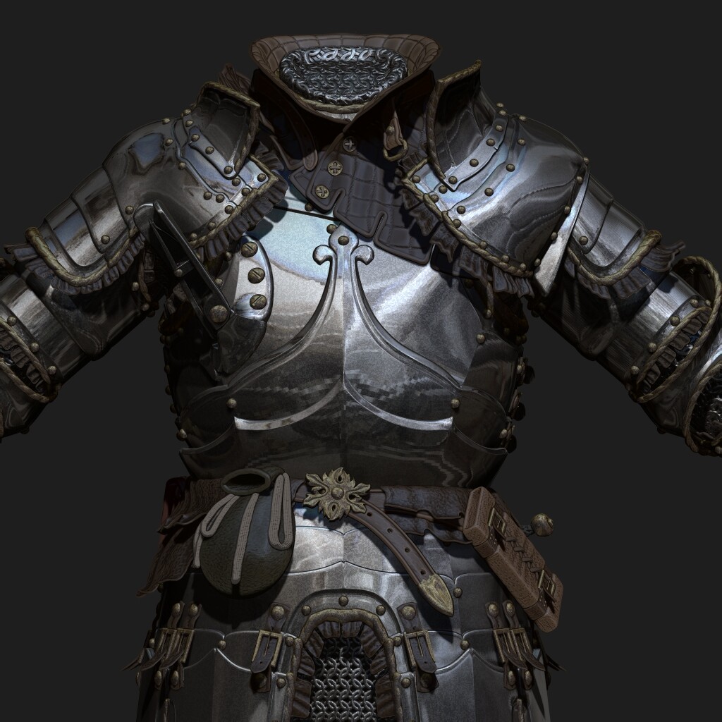 ArtStation - Path of Exile 2: Str/Dex Base Armour 'Greatplate'