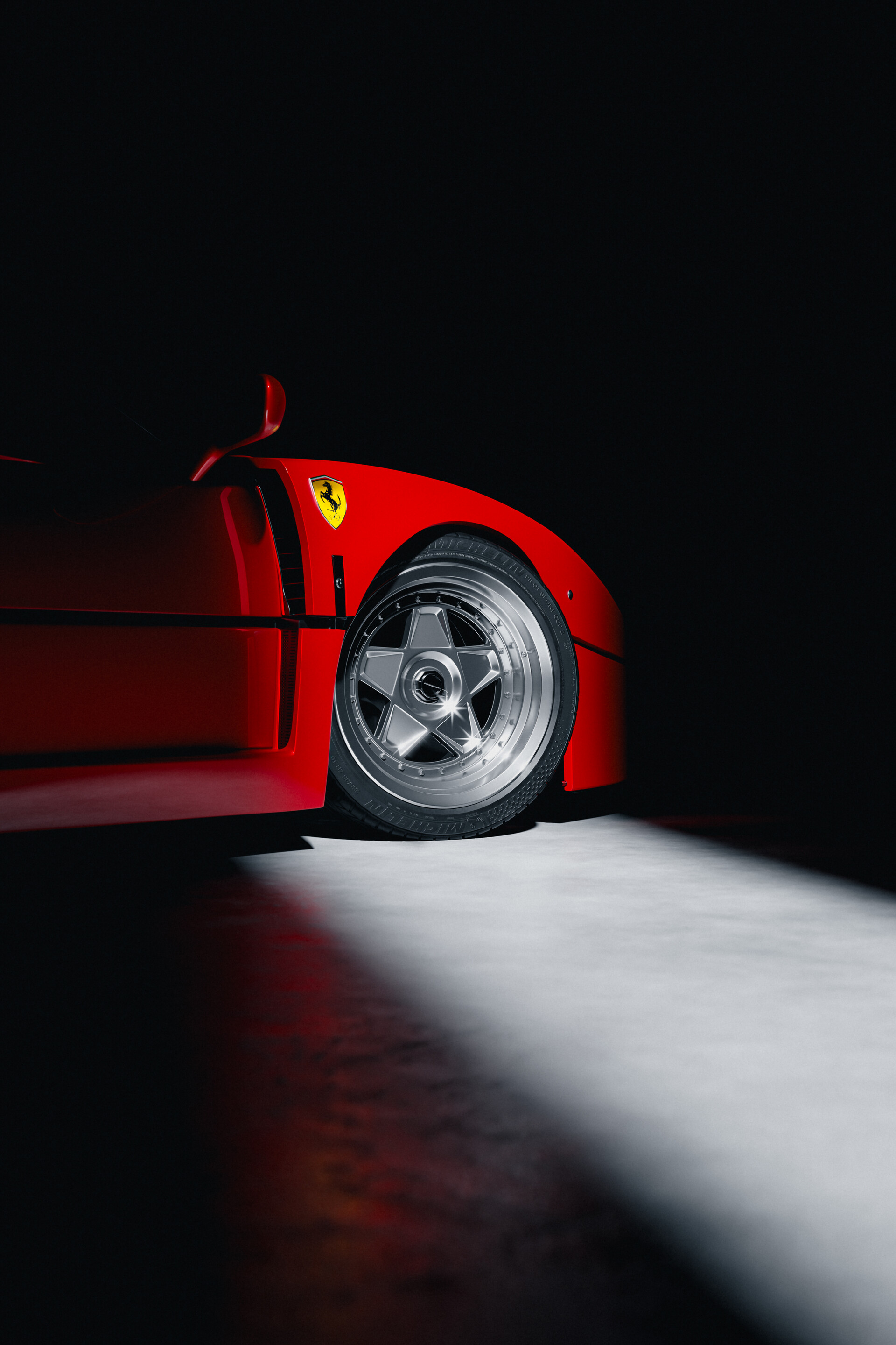 ArtStation - Single Light: Ferrari F40