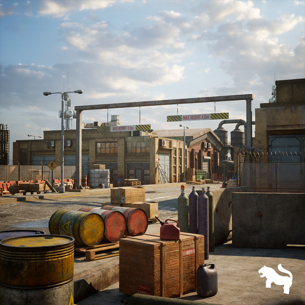 ArtStation - Industrial Harbour Environment | UE5