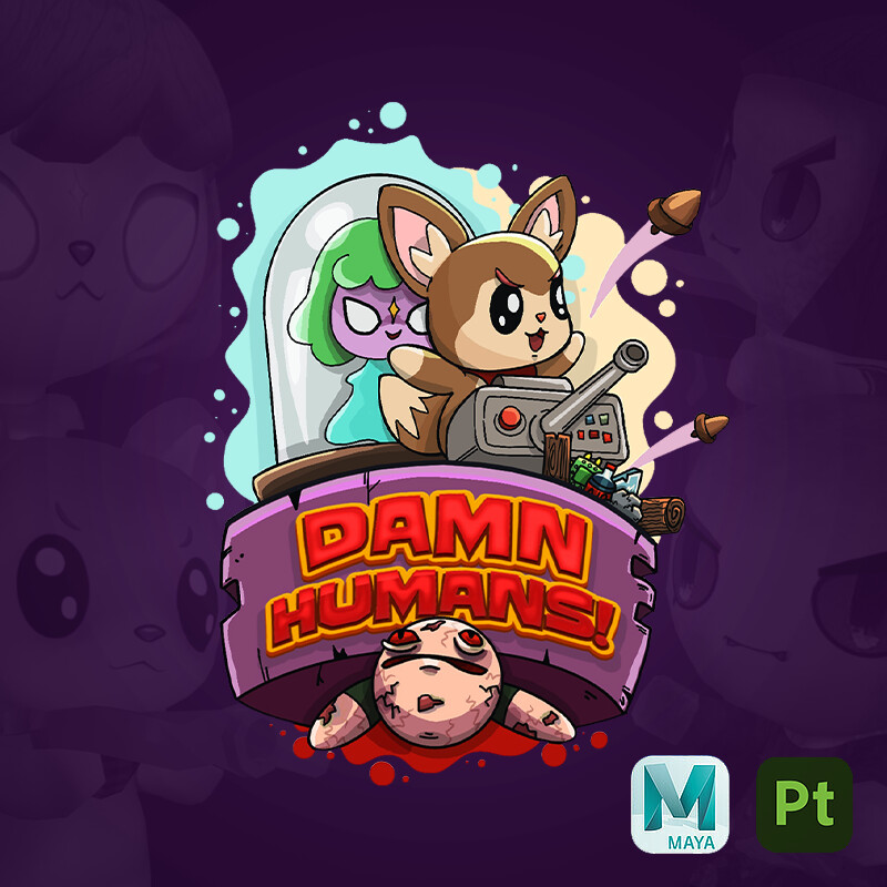 SukiiSanz - 3D Damn Humans! - Level UP Game Jam | 2023