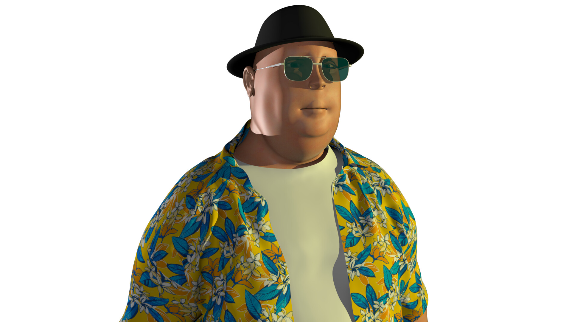 ArtStation - Fat Man Character Artwork