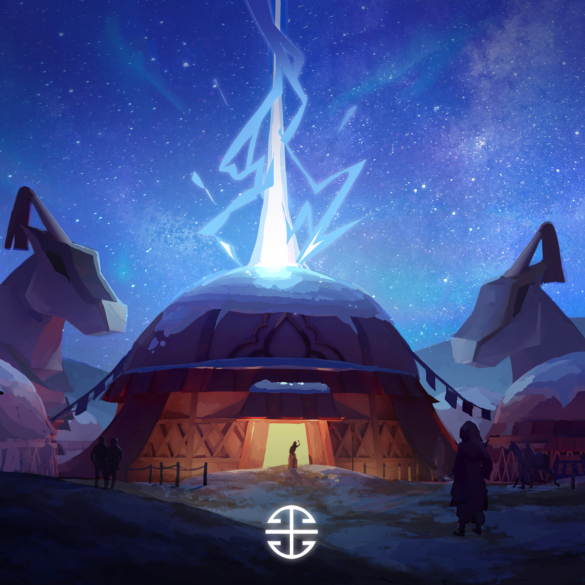 ArtStation - Struck by Icy Light