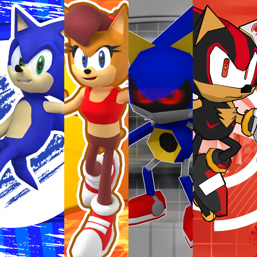 ArtStation - Sonic Desktop Wallpapers (1920x1080)