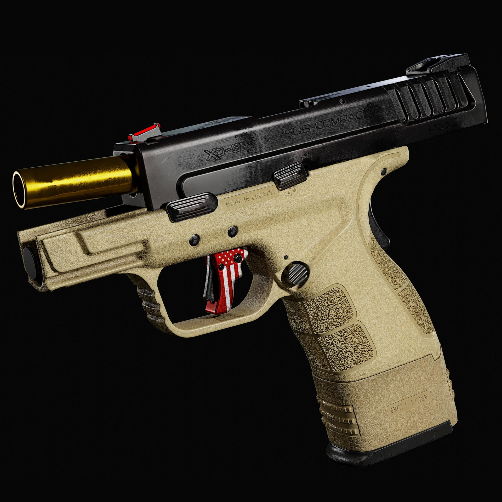 ArtStation - Springfield XD sub-compact mod.2