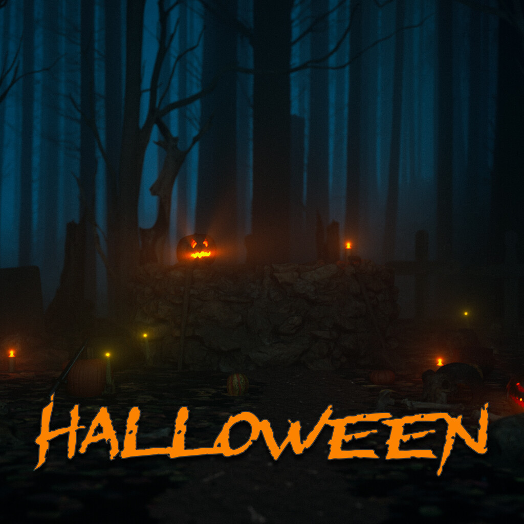 ArtStation - Halloween - Lighting- & Compositing Study