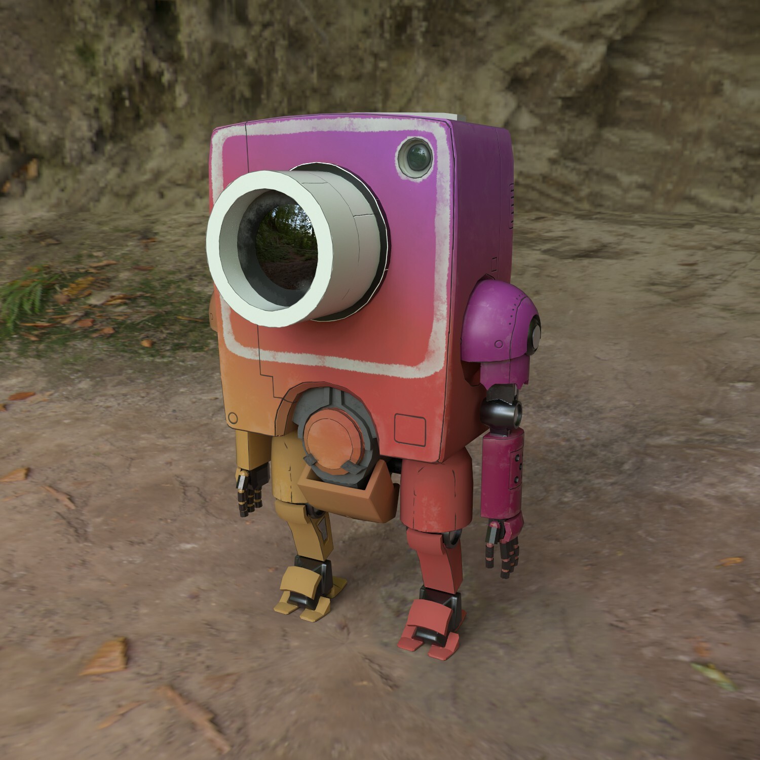 ArtStation - Cartoony Instagram Robot