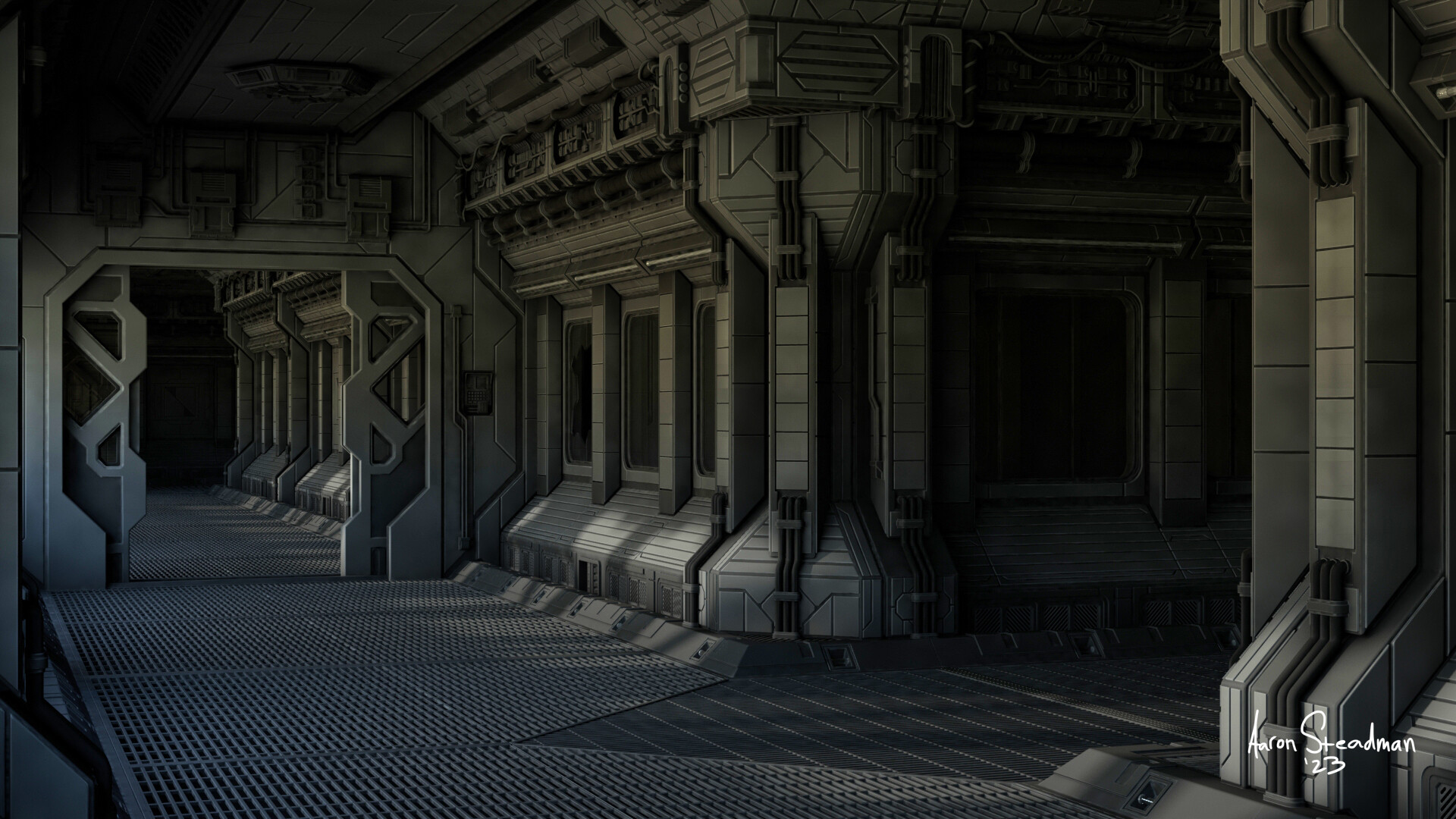 ArtStation - Sci-Fi Corridors