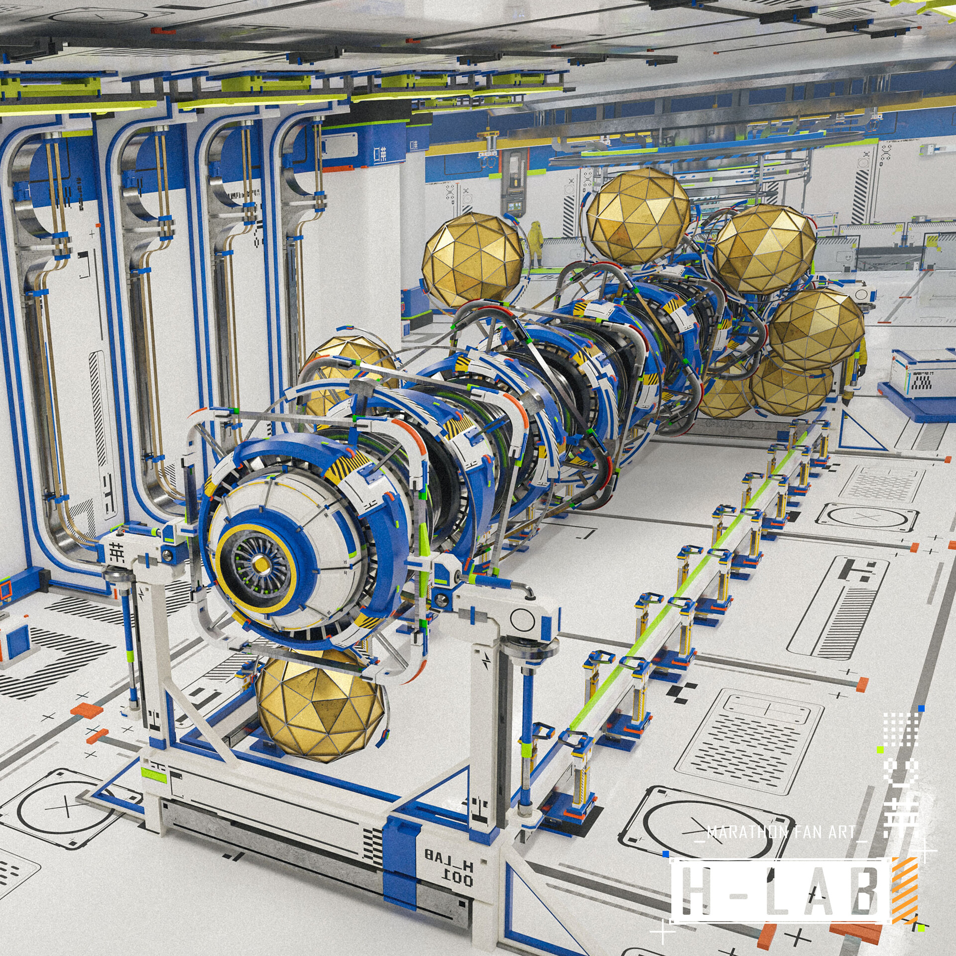 ArtStation - H_LAB实验中心设定
