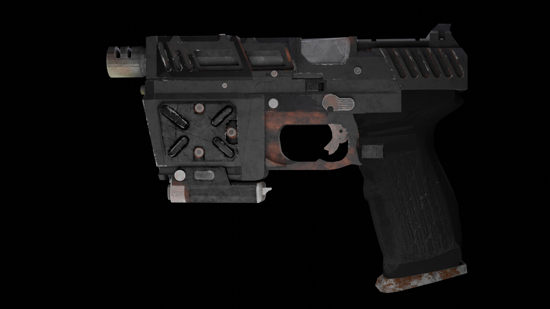 ArtStation - GTFO S49 Gun fan art