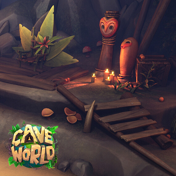 ArtStation - CaveWorld - Environment