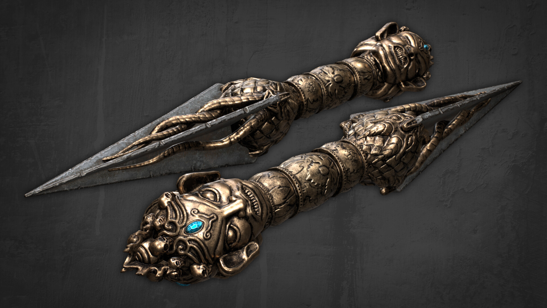 ArtStation - Ritual Dagger (Phurba)