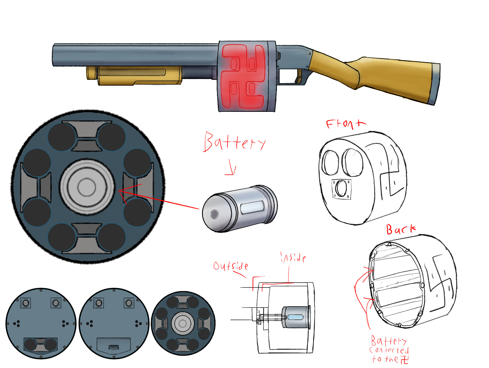 ArtStation - 4 Gauge scattergun