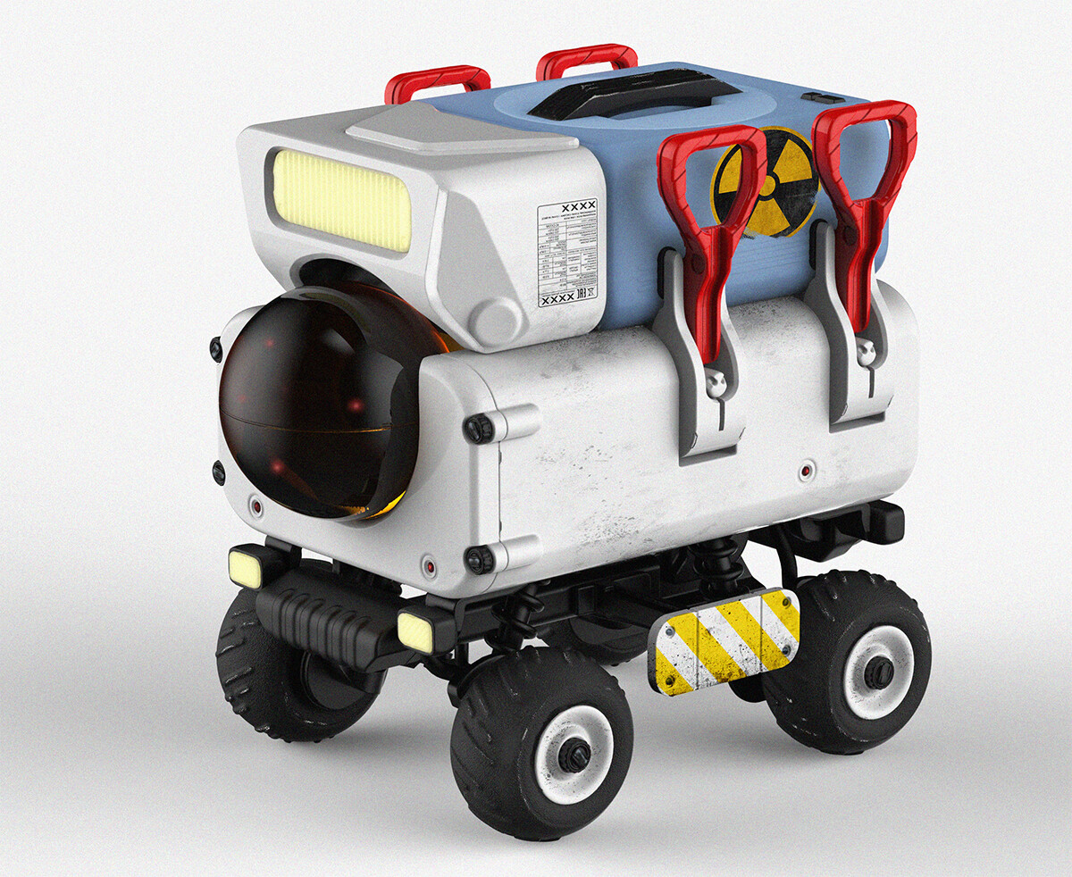 ArtStation - Drone robot, 3d concept.