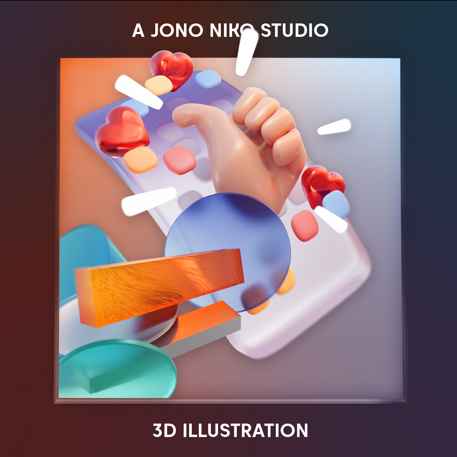 ArtStation - Social Media Approves 3D Illustration