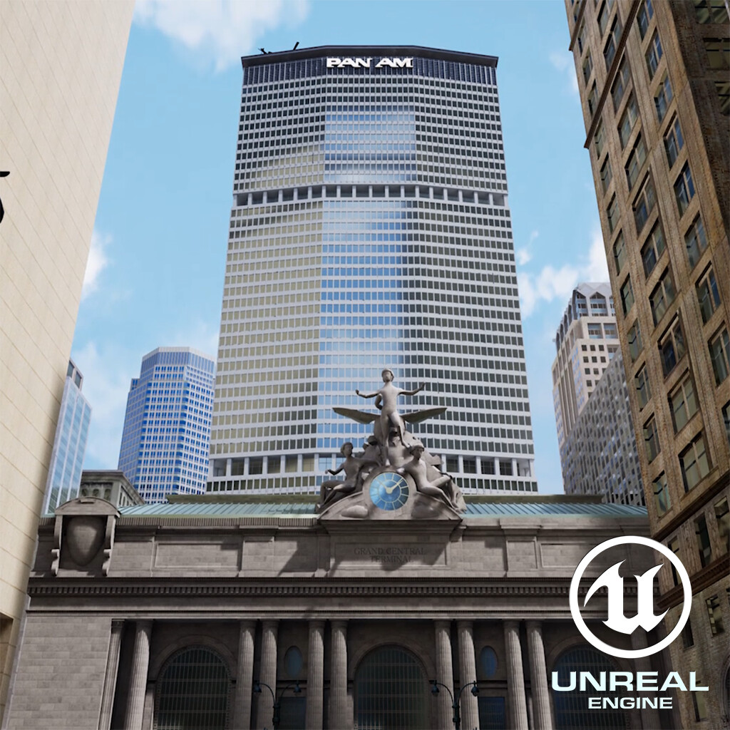 ArtStation - PanAm Building NY