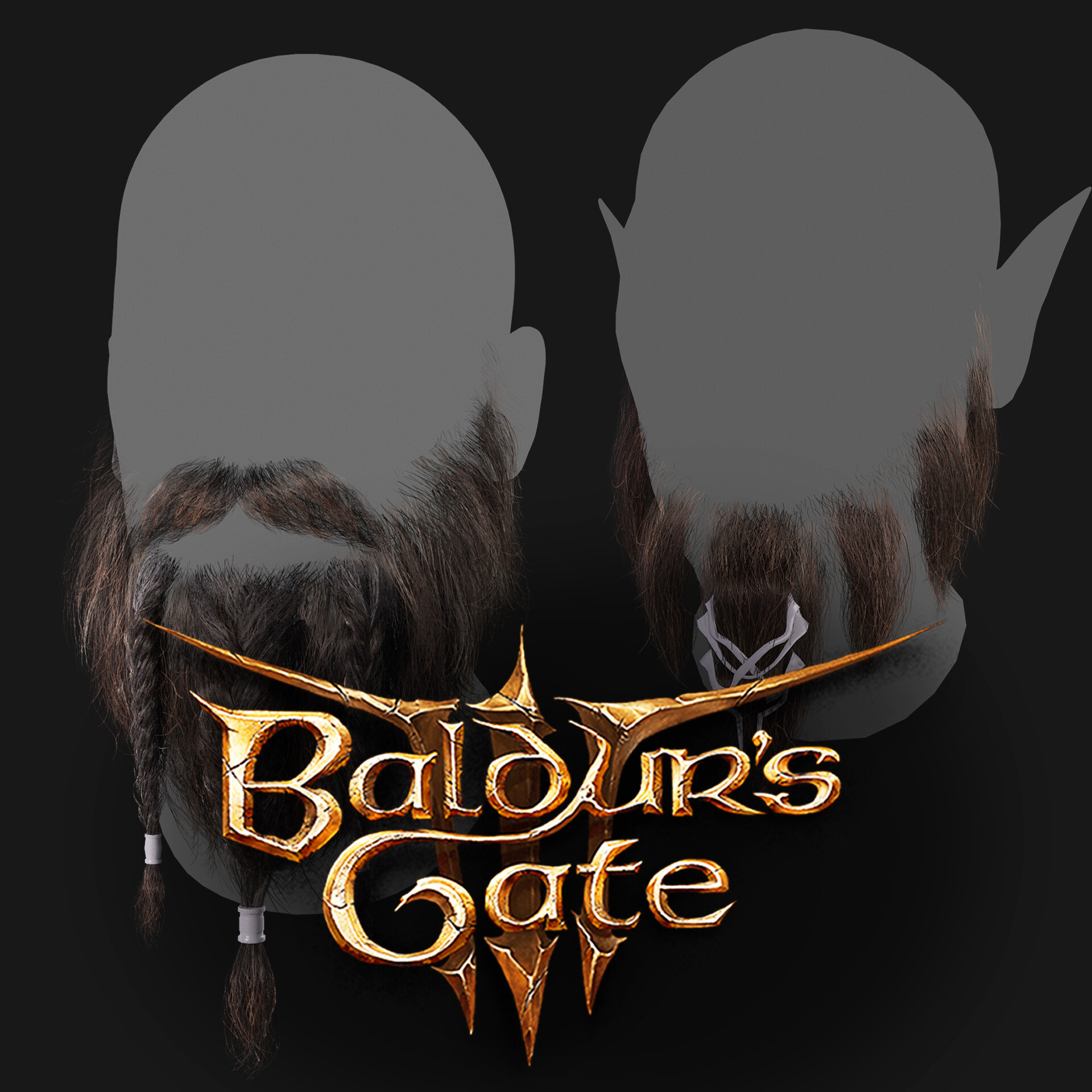 ArtStation - Baldur's Gate 3 - Beards