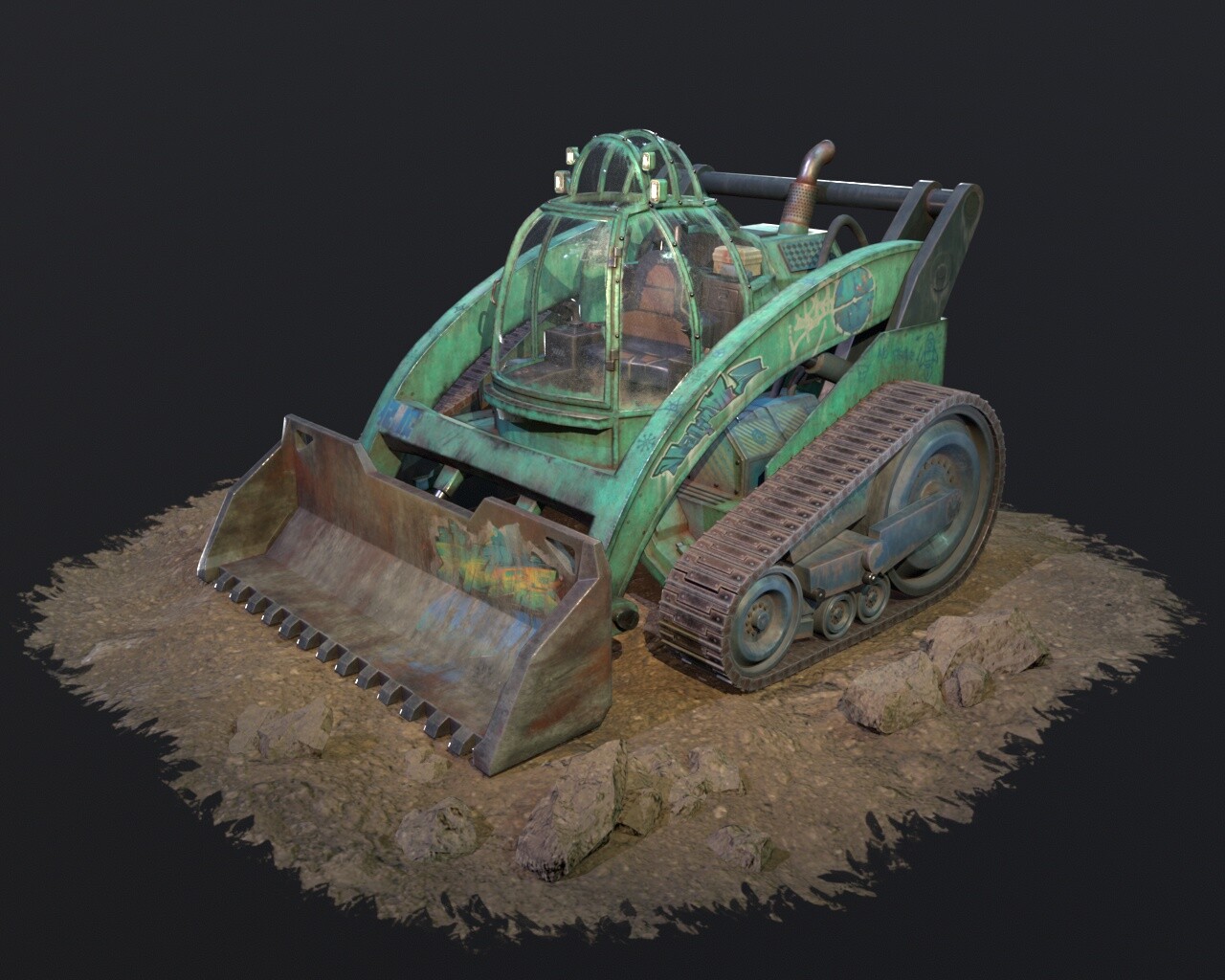 ArtStation - Space Bulldozer