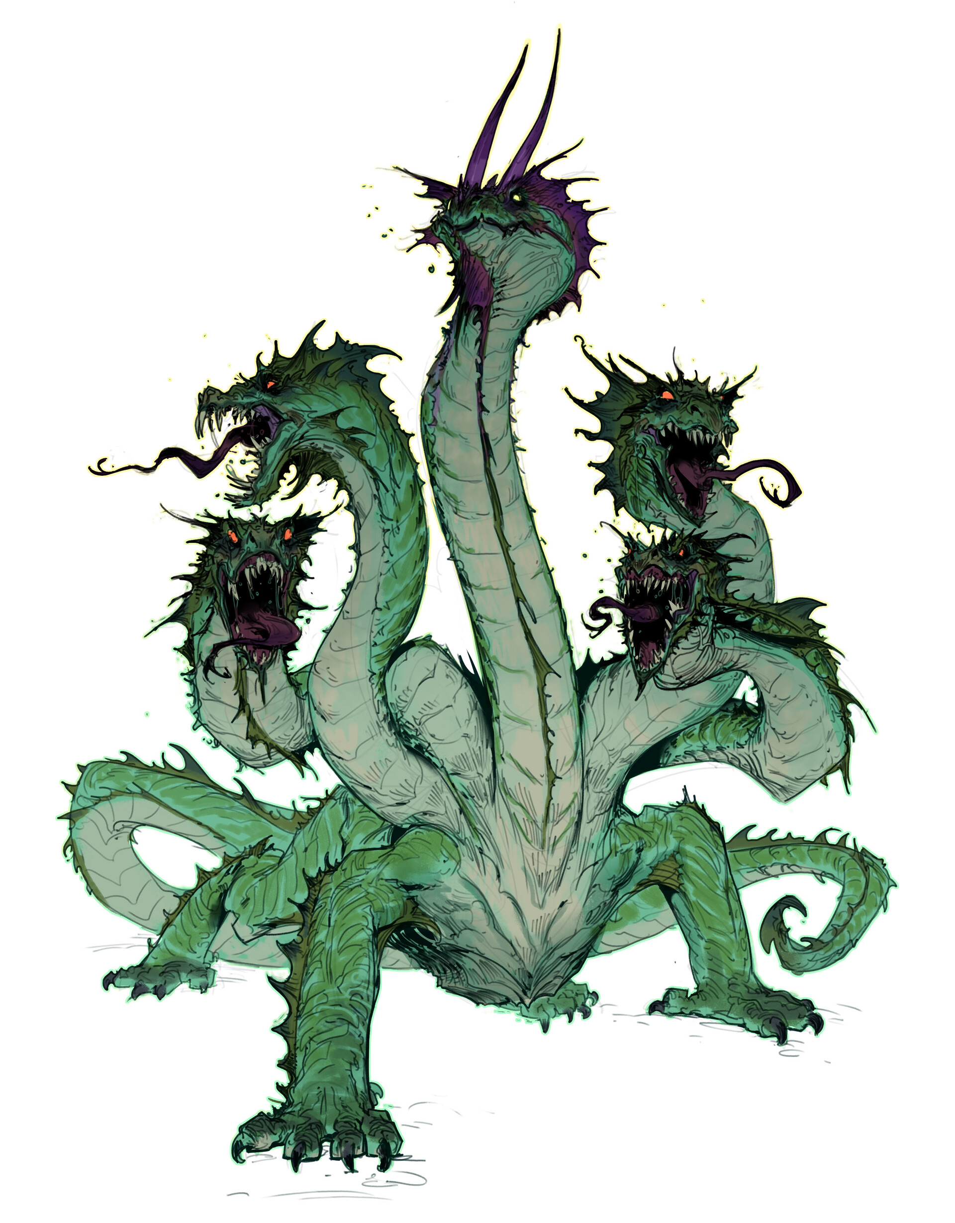 ArtStation - Frith Chronicles Beastiary Drawings