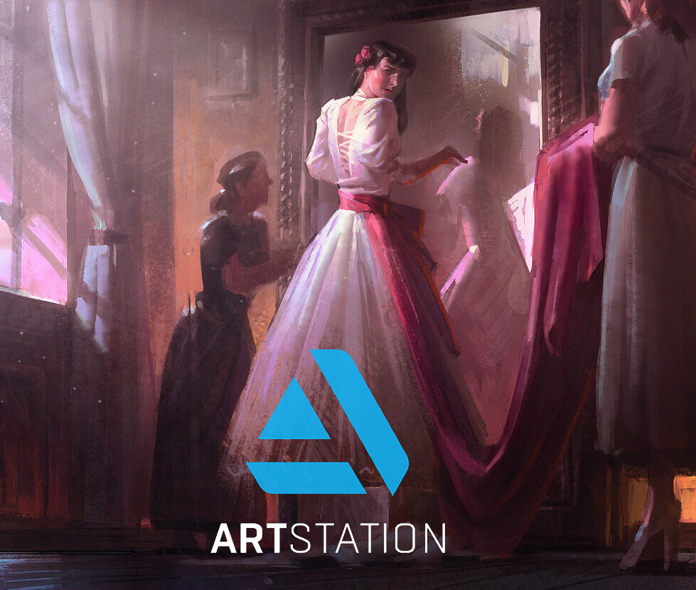 ArtStation - Story Beat Painting Demo Artstation learning